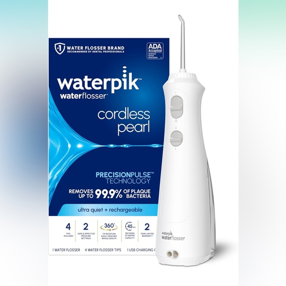 Waterpik | Other | Nwt Waterpik Cordless Pearl Water Flosser Model ...